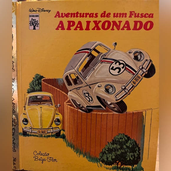 Little Golden Books | Other | Disney Aventuras De Um Fusca Apaixonado ...
